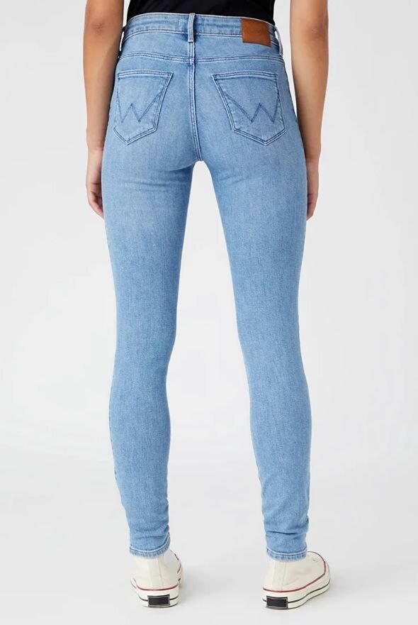 Джинсы скинни Wrangler Skinny, размер W30/L32, голубой — фото 1