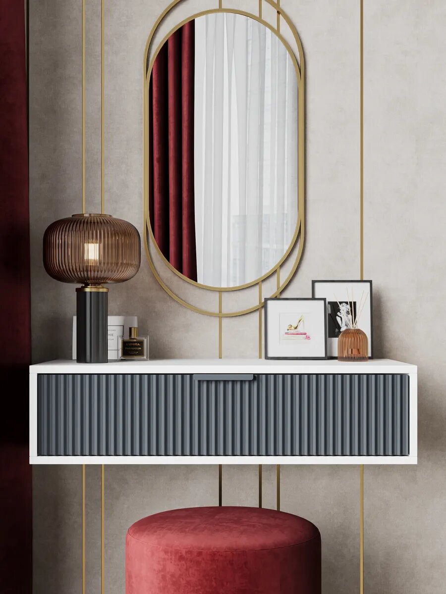 Туалетный столик подвесной, консоль