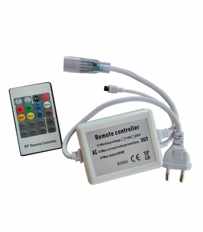 Контроллер ИК для Led ленты 220 вольт, пульт 20 кнопок.