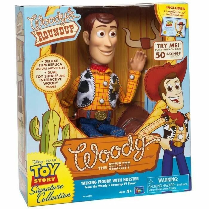 Шериф Вуди История игрушек - Woody Toy Story 40 см