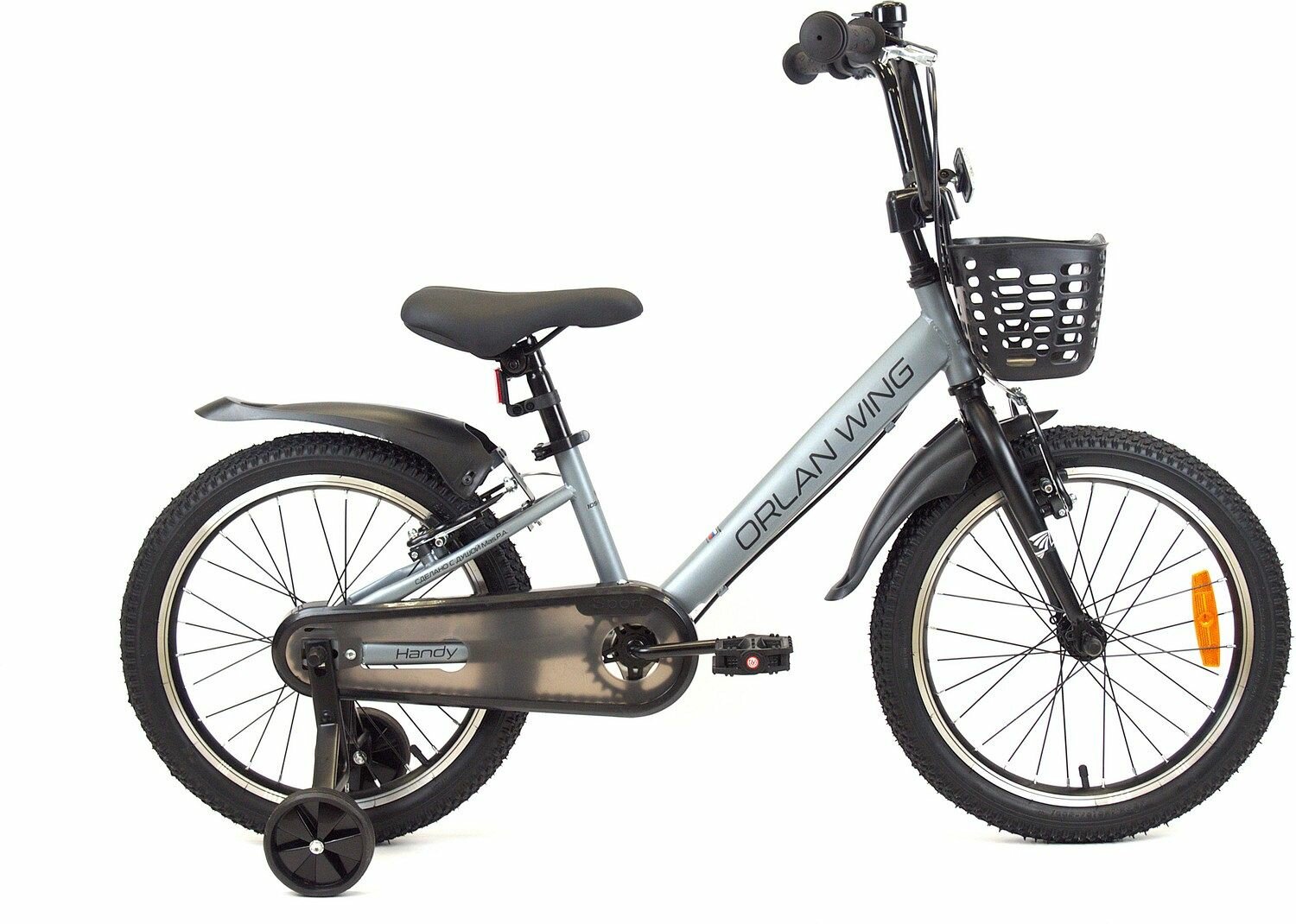 Велосипед детский Falcon Bike Handy 16 (2025), Серый, на рост 98-110 см