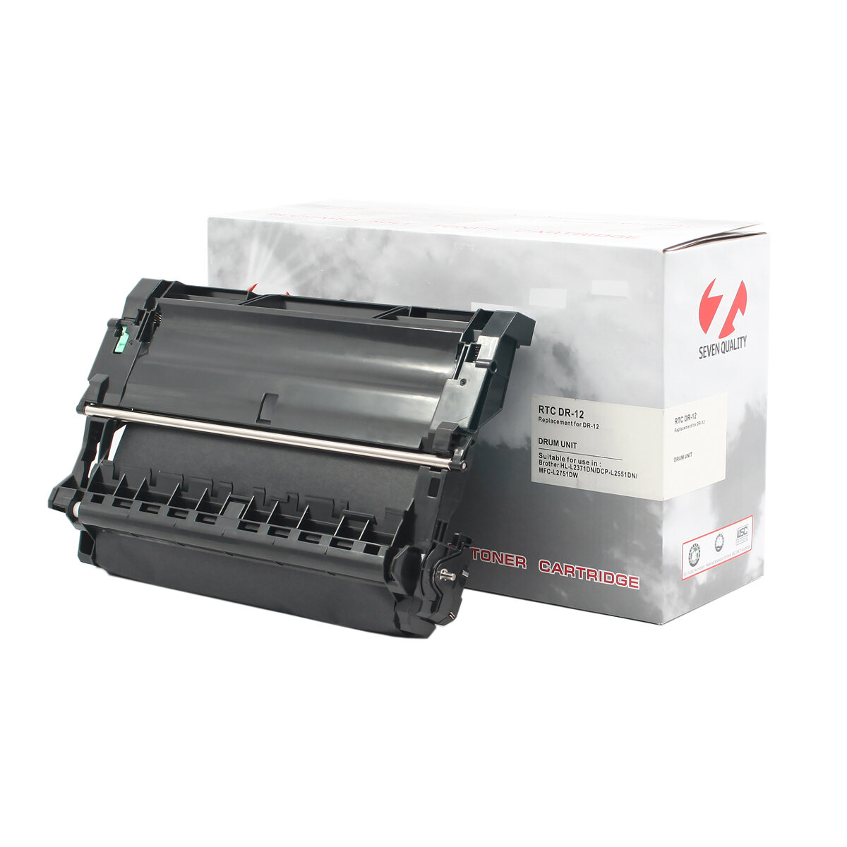 Драм-картридж 7Q DR-12 для Brother HL-L2371 (Чёрный, 12000 стр.)