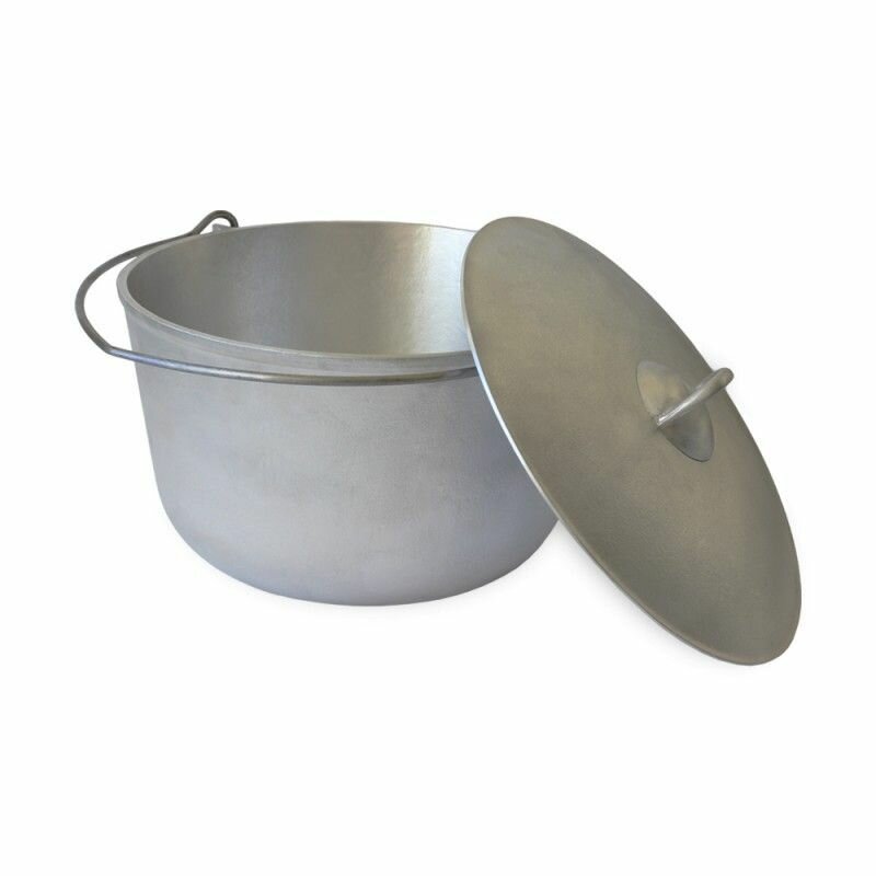 Котел кастрюля из литого алюминия с крышкой 3 литра