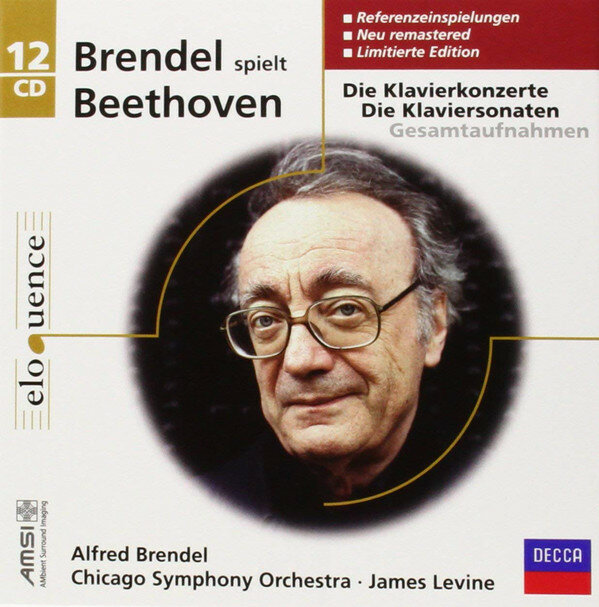 Диск James Levine & Chicago Symphony Orchestra & L. Van Beethoven: Brendel Spielt Beethoven (12 CD)