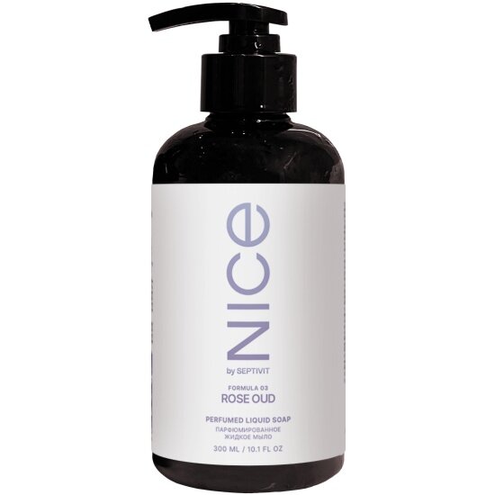 Парфюмированное мыло Nice BY Septivit Formula 03 Rose Oud, 0,3 л