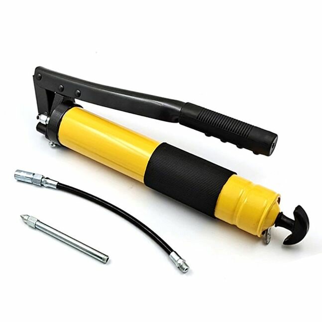 Ручной смазочный пистолет, 600 г, двойной шток, двойной поршень, смазочный пистолет для инженерного оборудования