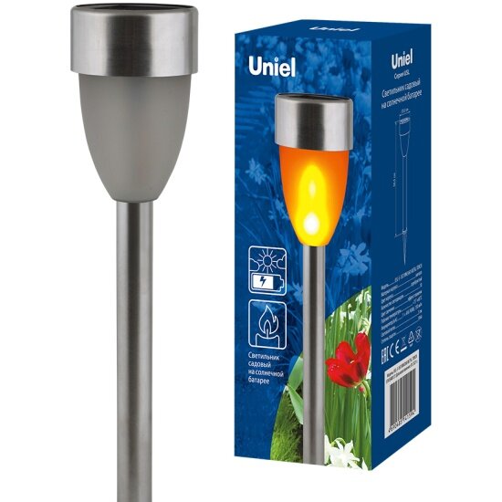 Cветильник на солнечной батарее Uniel USL-S-187/MM360 METAL TORCH
