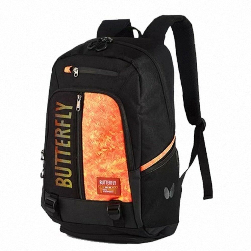 Рюкзак для настольного тенниса Butterfly Equipment Black/Orange