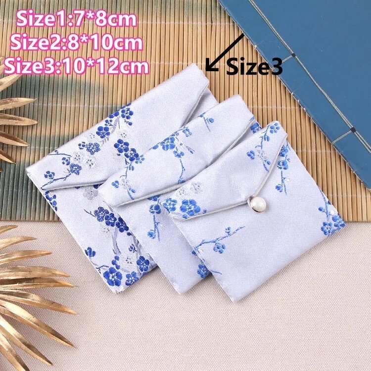 Сумка для хранения украшений из парчи