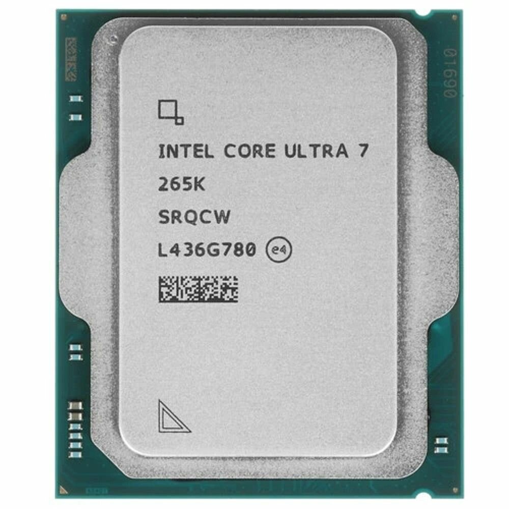 Процессор Intel Core Ultra 7 265K OEM, 20 ядер, 3.9-5.4 ГГц, LGA 1851, 3 нм, L2 36 МБ, L3 30 МБ, Intel Graphics