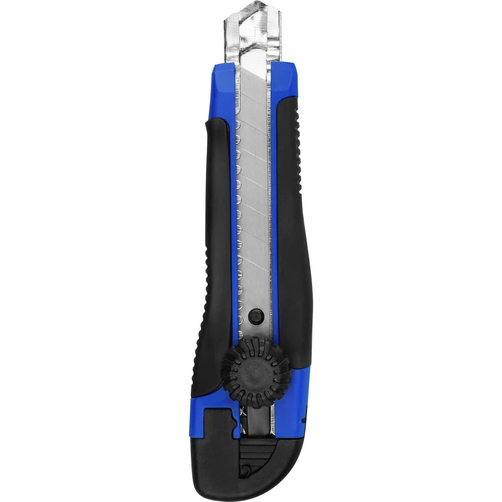 Нож малярный с двухкомпонентной ручкой vertextools круглый фиксатор 18мм 0044-100-18