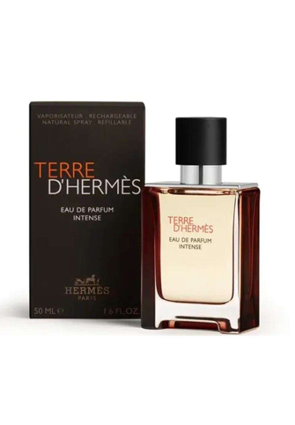 Парфюмерная вода мужская HERMES Terre D'Hermes Intense 50 мл Refillable