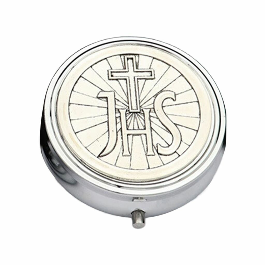 Металлическая шкатулка для украшений, косметичка с зеркалом (с зеркалом)-JHS6