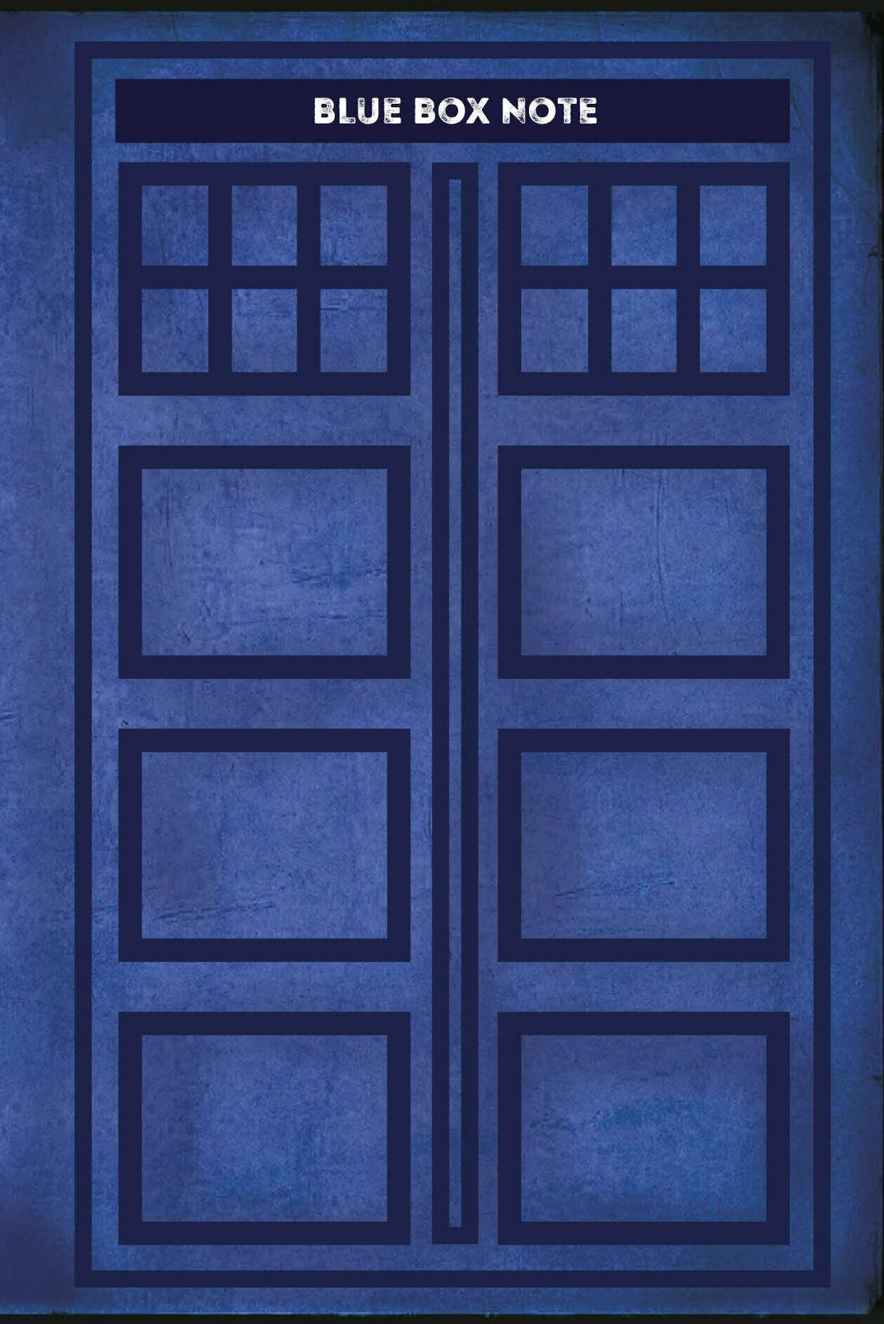 Блокнот «Доктор Кто. Blue box note», 256 страниц, А5