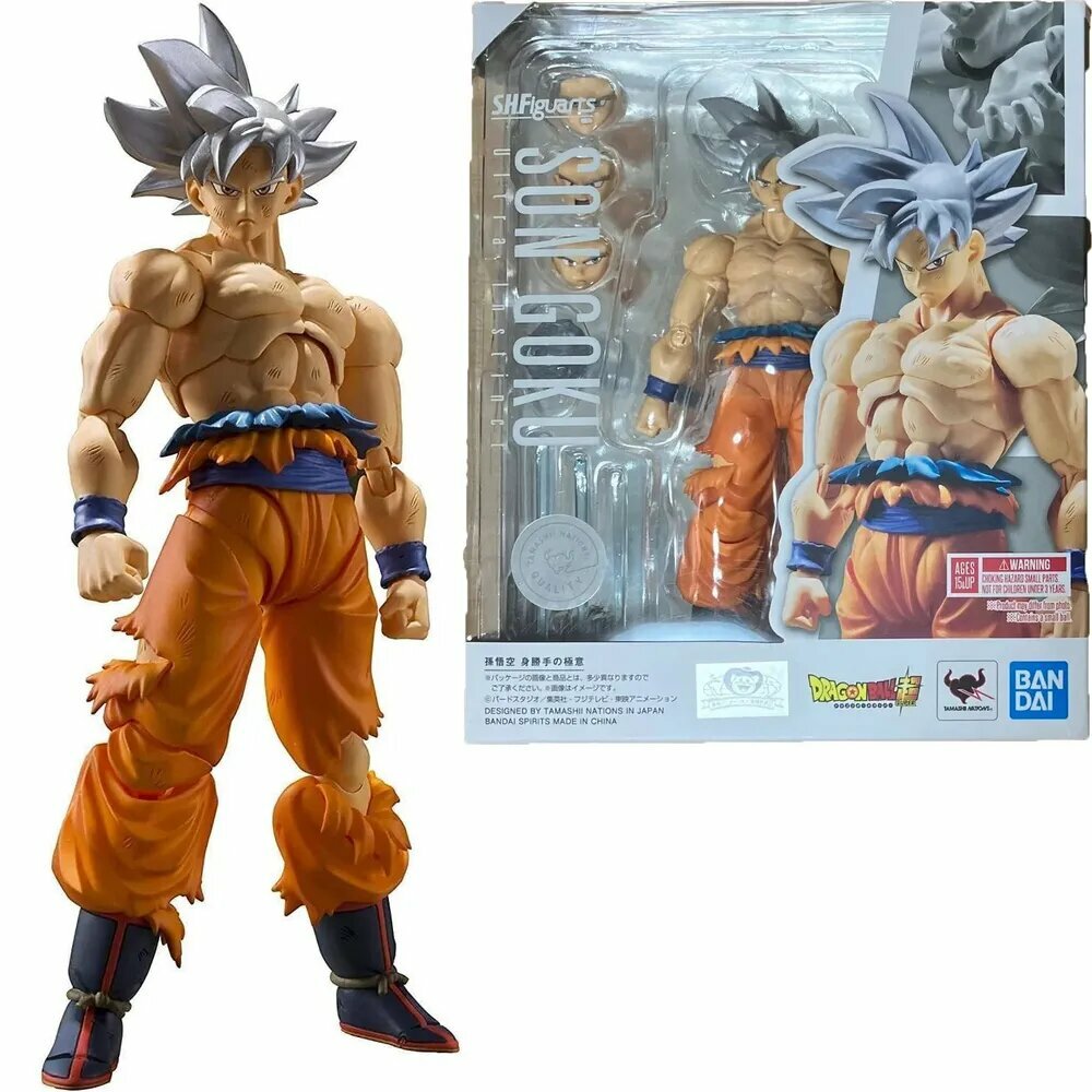 Экшн Фигурка Bandai S.H.FIGUARTS Dragon Ball Super - Сон Гоку, Ультра Инстинкт, SHF