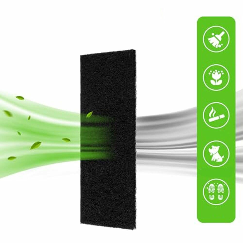 10 шт. Бытовые фильтры для вентиляции с активированным углем Фильтры для напольной вентиляции