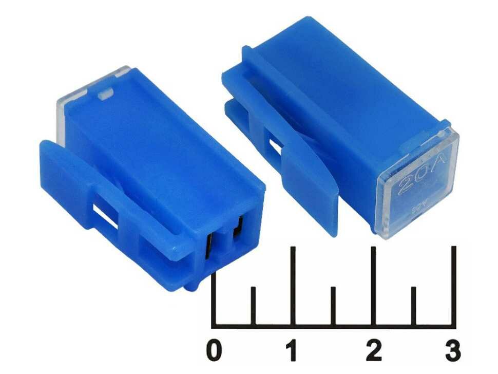 Вставка плавкая ВП 20A mini Clip/W228-G-S гнездо Skyway (предохранитель) (S09301002)