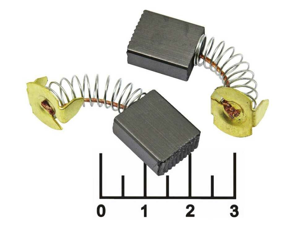 Щетка угольная 6.5*13.5*18 (2 штуки) (СТ)