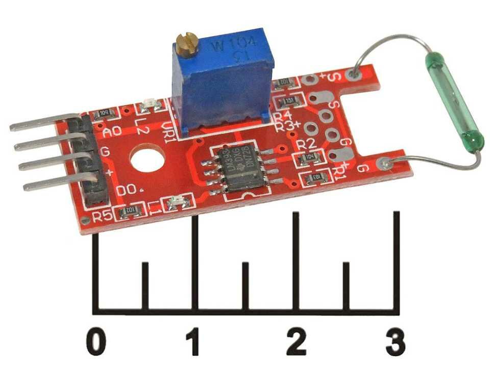 Радиоконструктор Arduino герконовый датчик HW-484