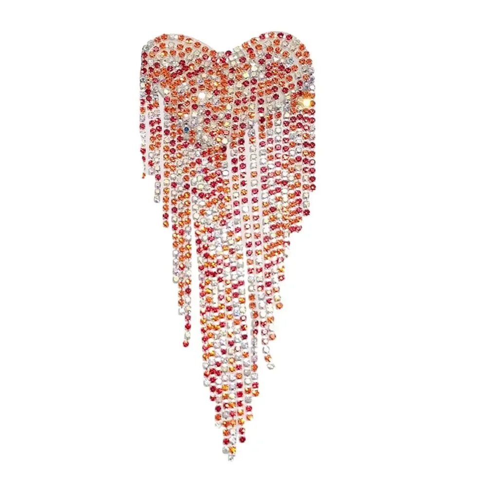 Ретро плечевой эполет с сердцем и кисточками