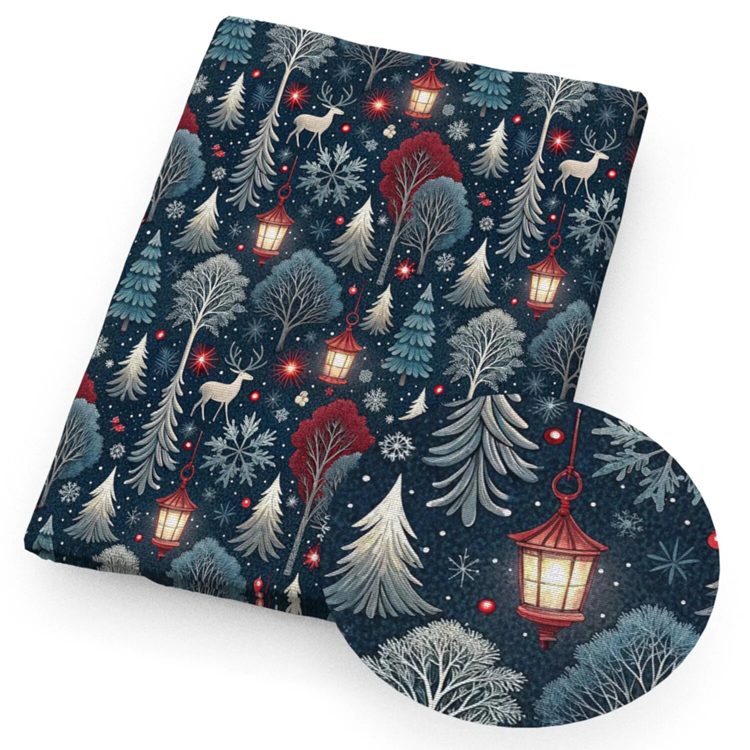 Рождественская парча David Angie 50*145 см