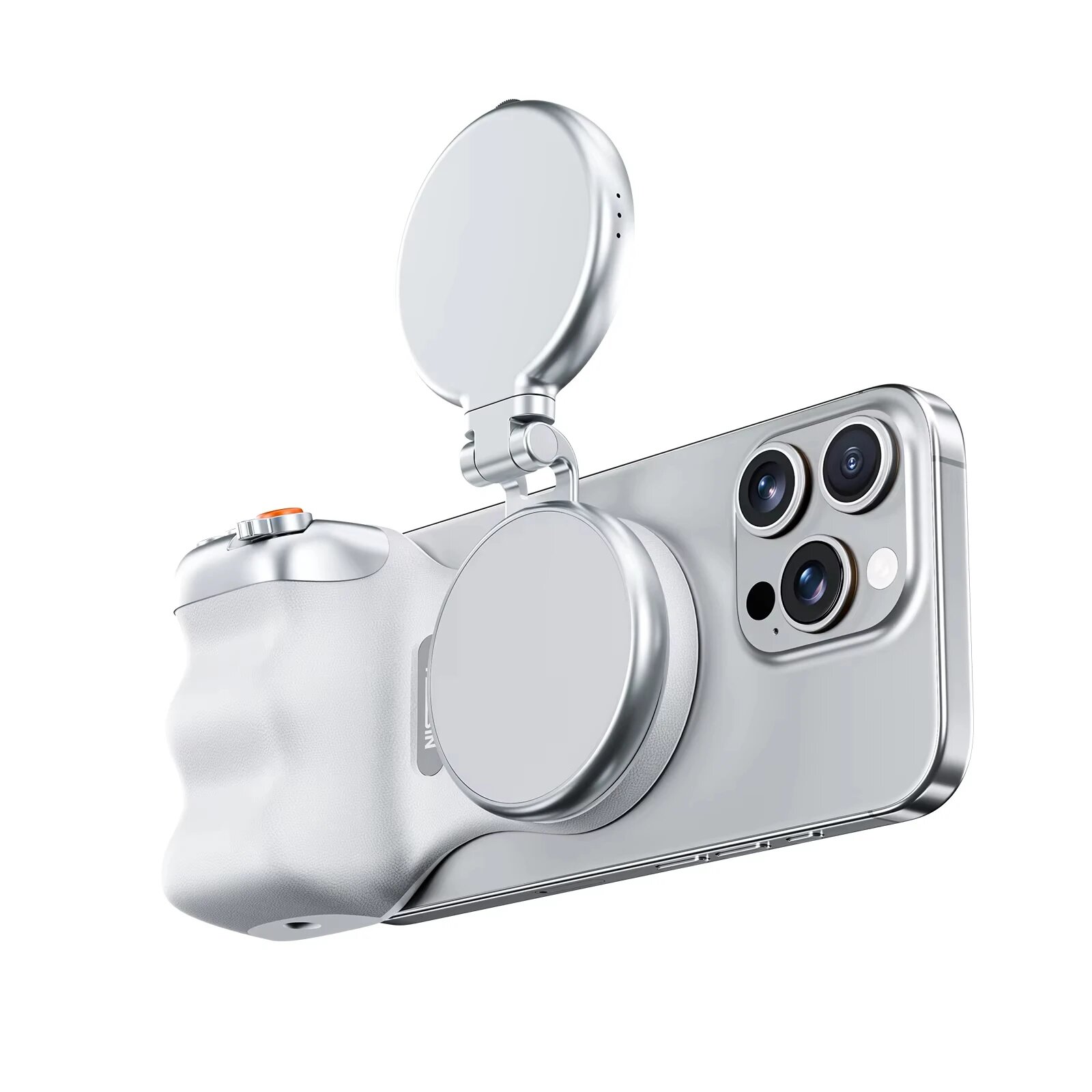 TELESIN Fun Shot Держатель для телефона с лампой, Grip with light
