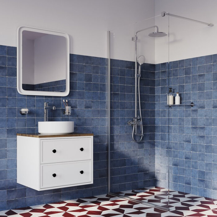 Душевая стойка IDDIS AIGSB3Fi06, хром глянцевый