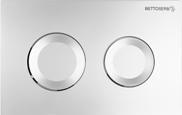 Кнопка смыва BETTOSERB Sava Fix Slim Sitnica 40006468 хром матовый