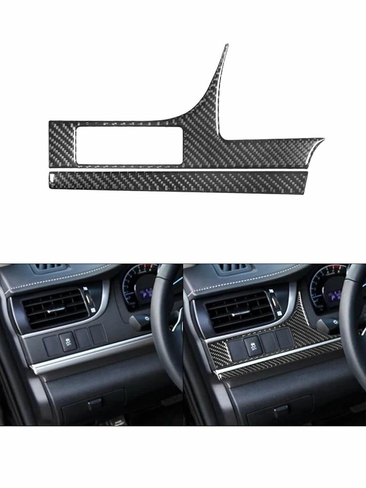 Для Toyota Camry 2012 2013 2014, аксессуары интерьера автомобиля, декоративные элементы из черного карбона, различные детали, стильные наклейки.