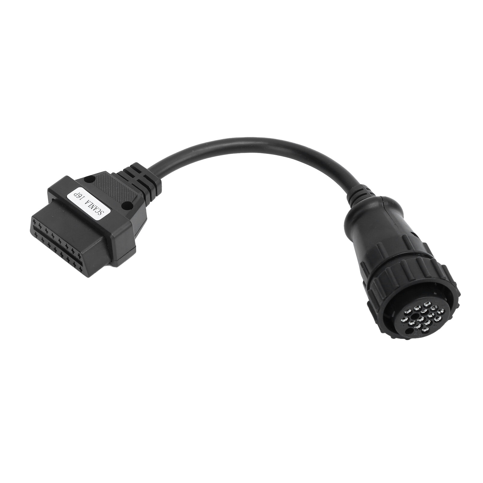 Кабель OBDII 16Pin, разъем OBD2, 240 мм, портативный диагностический инструмент для грузовиков 240MM