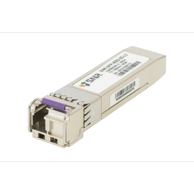 Модуль SFP WDM SNR SNR-SFP-W53-20-LC дальность до 20км LC (14dB), 1550нм