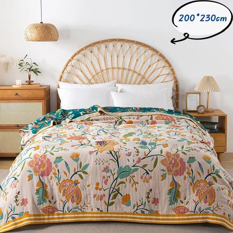 Плед , Хлопок, 230 см х 200 см