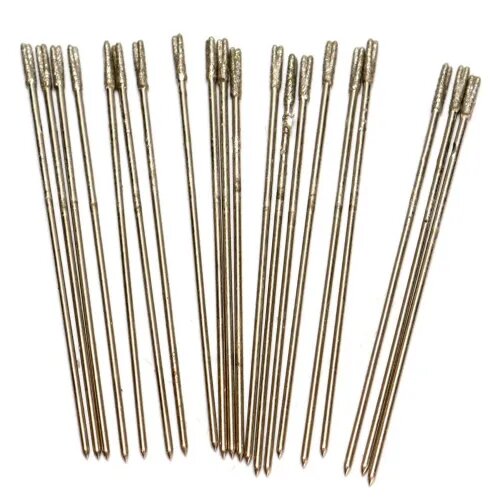 OZ-COSU 20 шт. .2 мм алмазное покрытие гранильное сверло твердое игла для ювелирных изделий агат