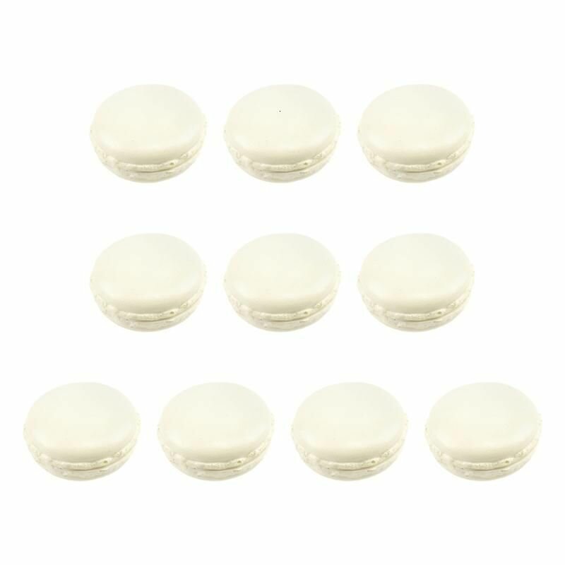 1 упаковка из 10 пончиков, имитирующих пончики-белые