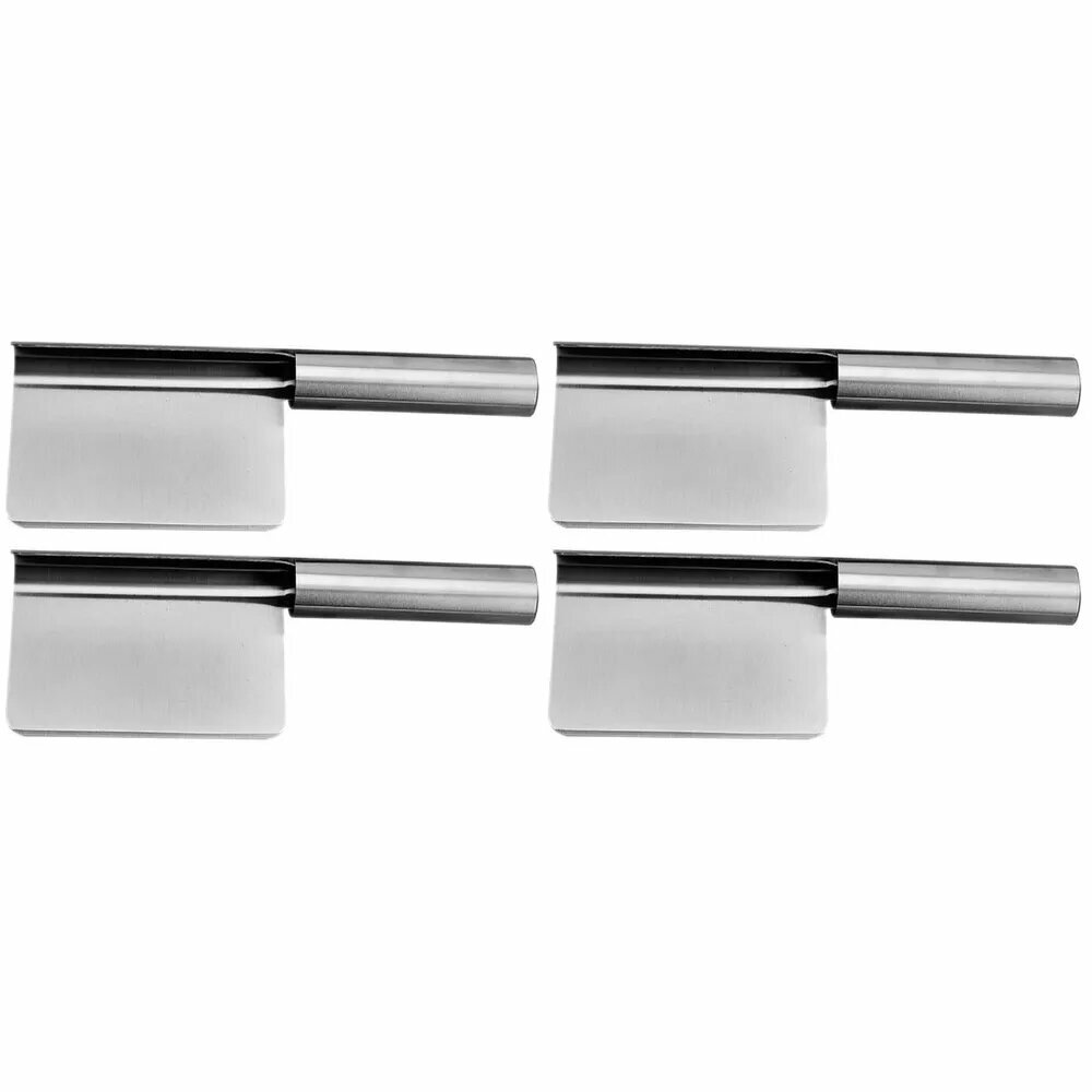 Ручные скребки из нержавеющей стали для удаления крошек с поверхности стола, комплект из 4 штук