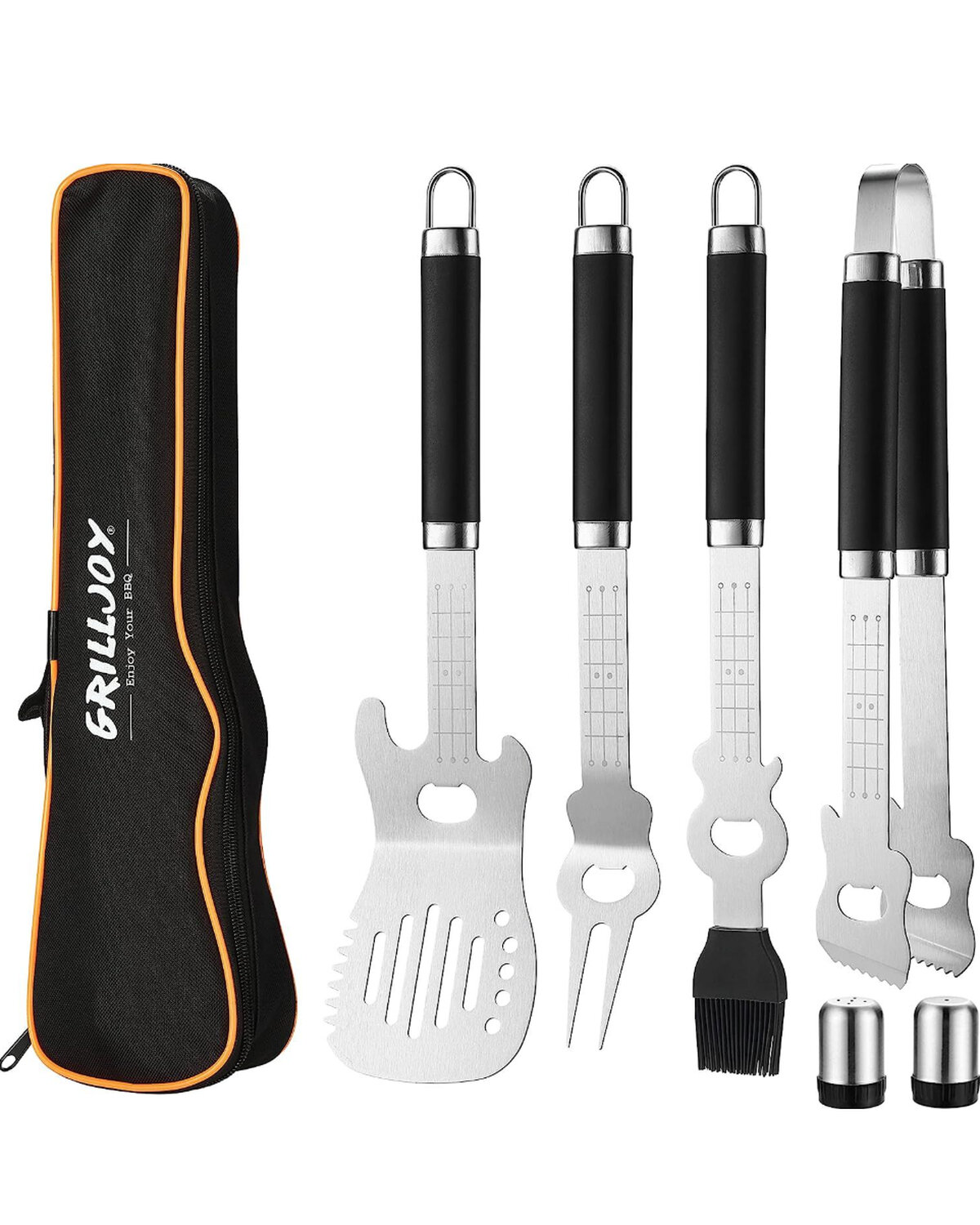 Набор инструментов для барбекю из 6 предметов с сумкой для хранения