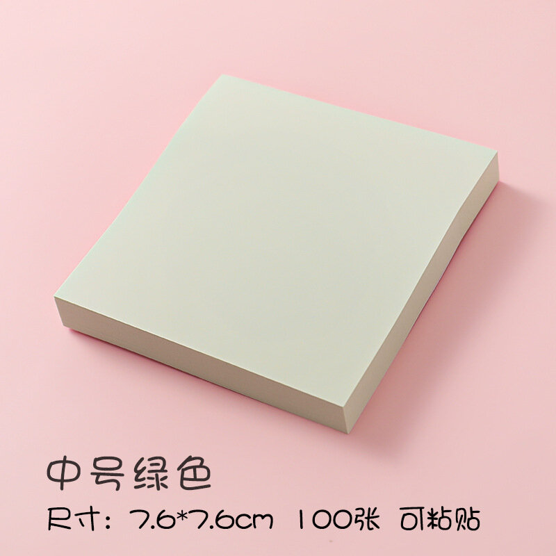 Заметки Post-it цвета Моранди, самоклеящиеся, цветная бумага для заметок, сообщения, многоразовые, маленький блокнот для работы, 100 листов, для студентов