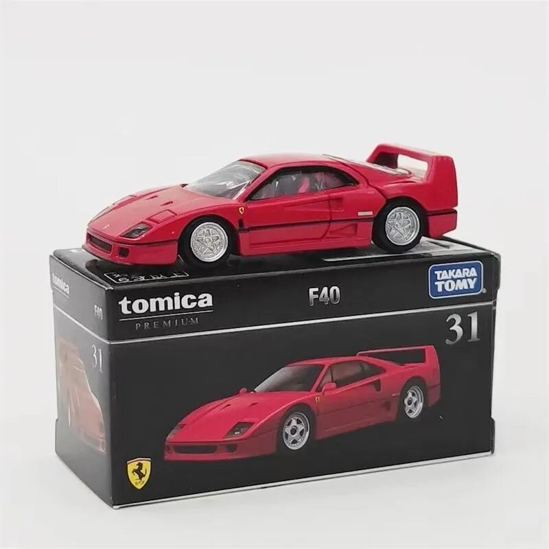 Машинка TOMICA TOMY TP 1/64 TP31 Ferrari F40 Red Die-cast Alloy Car Model Toy Collection Gift