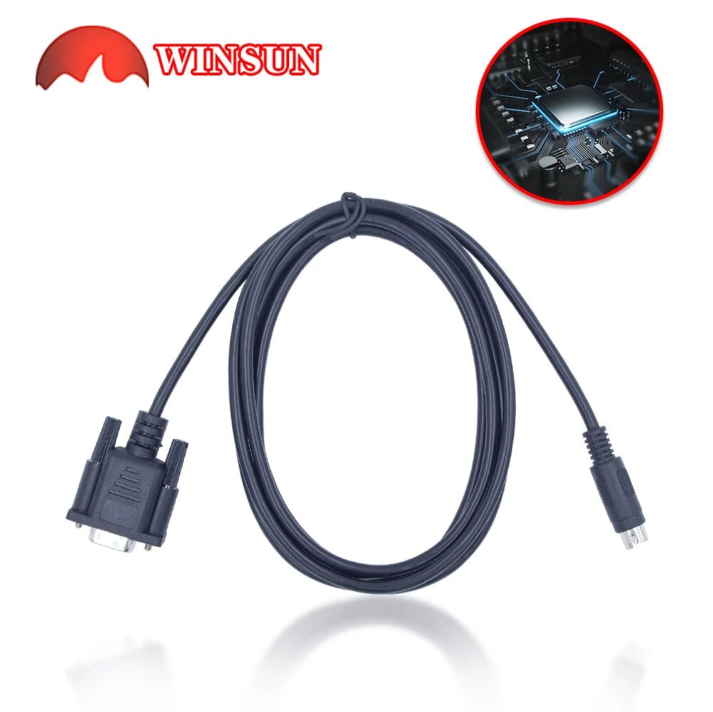 Кабель программирования SEEKU для Mitsubishi FX3U RS232 3M DB9 to MD6M