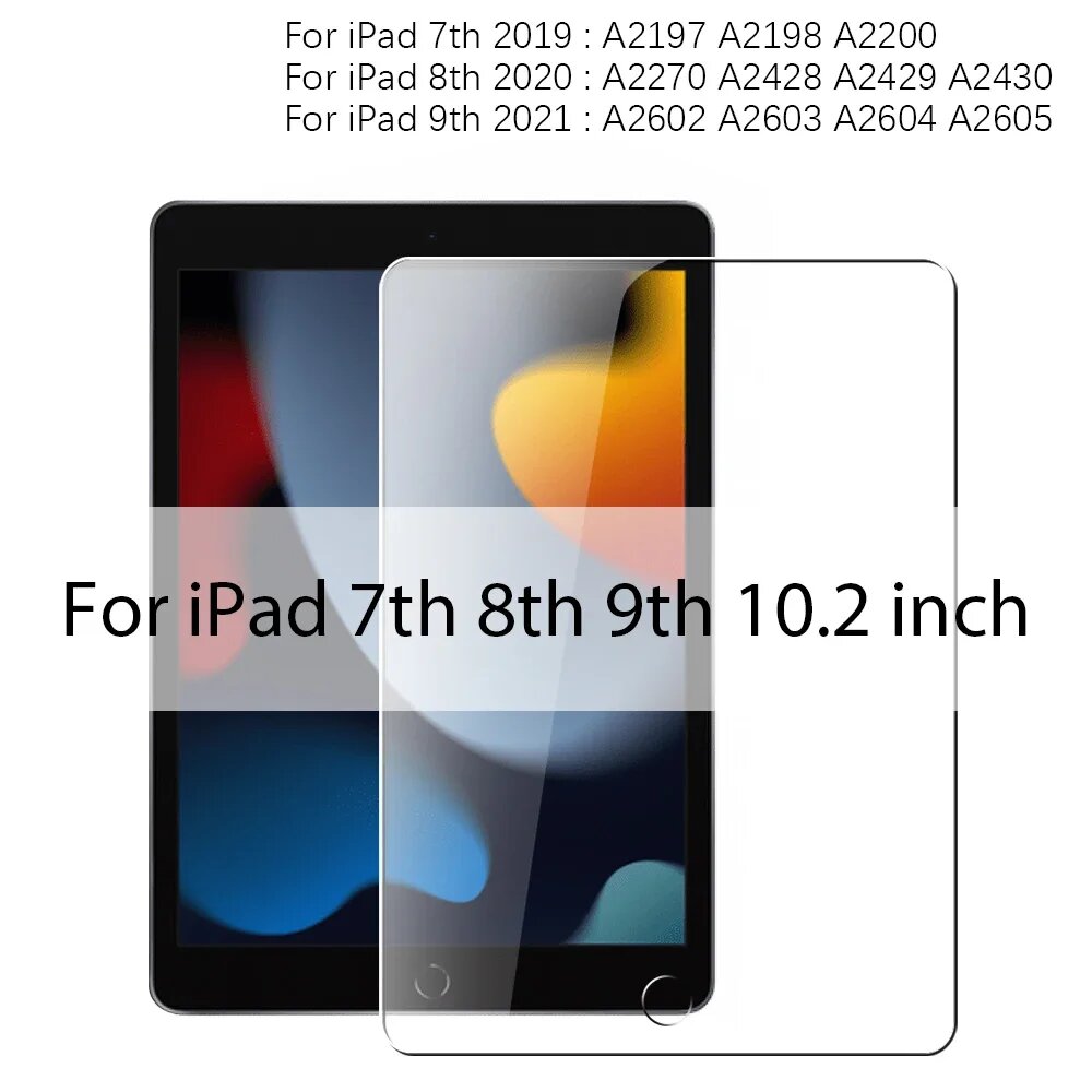 3 шт. закаленное стекло для Ipad Pro 13 12,9 11 6th M4 M2 2024 Air 5 4 3 2 1 9th 10 10th Gen Mini 6 10,9 10,2 9,7 Защитная пленка для экрана