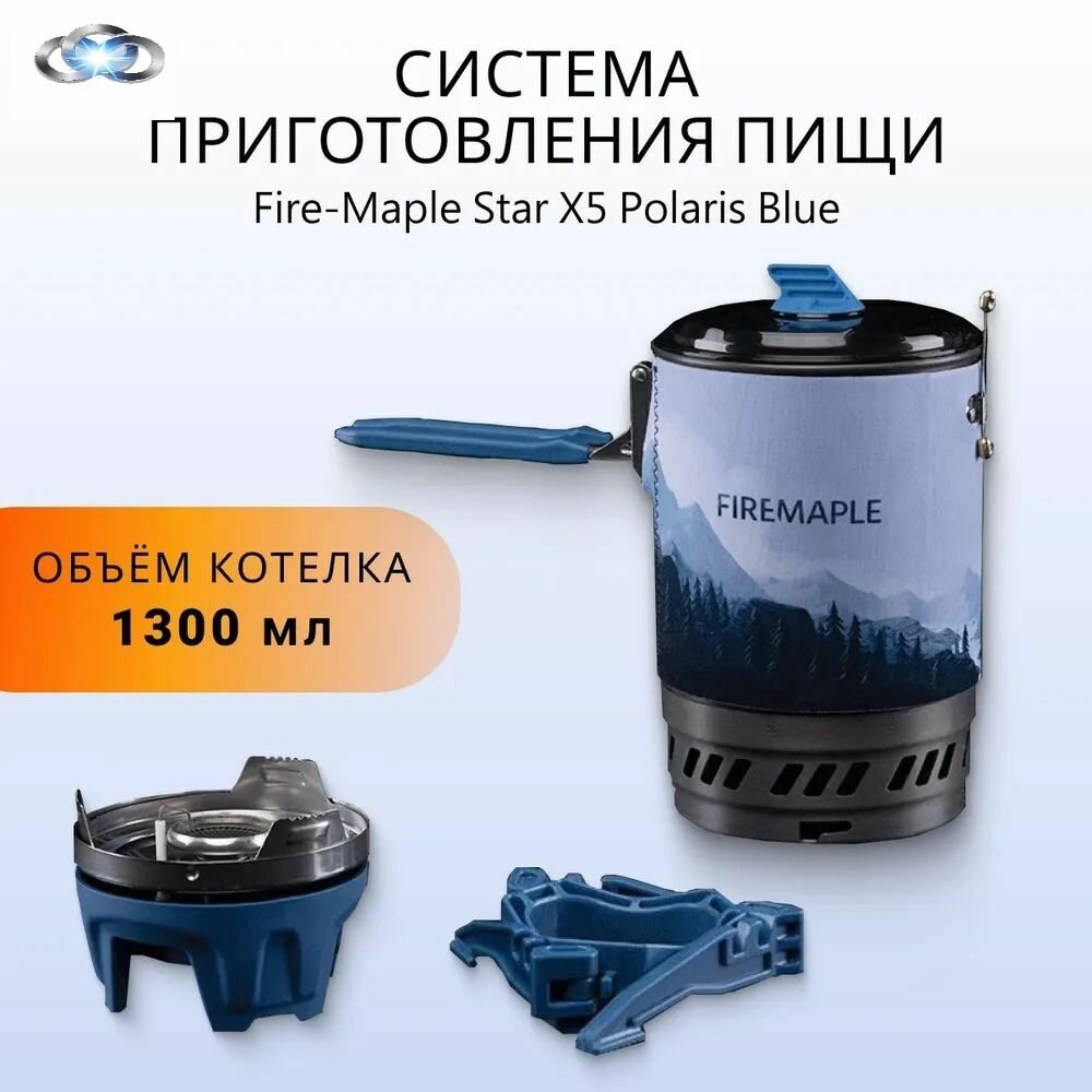 FireMaple Star X5 Polaris Система приготовления пищи, туристическая горелка для кемпинга и туризма