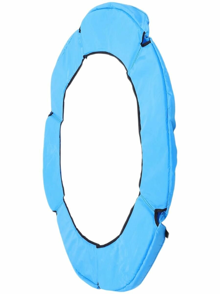 Защитный накладной чехол из оксфорда для обода детского батута, предназначенный для защиты, голубой, 120 см