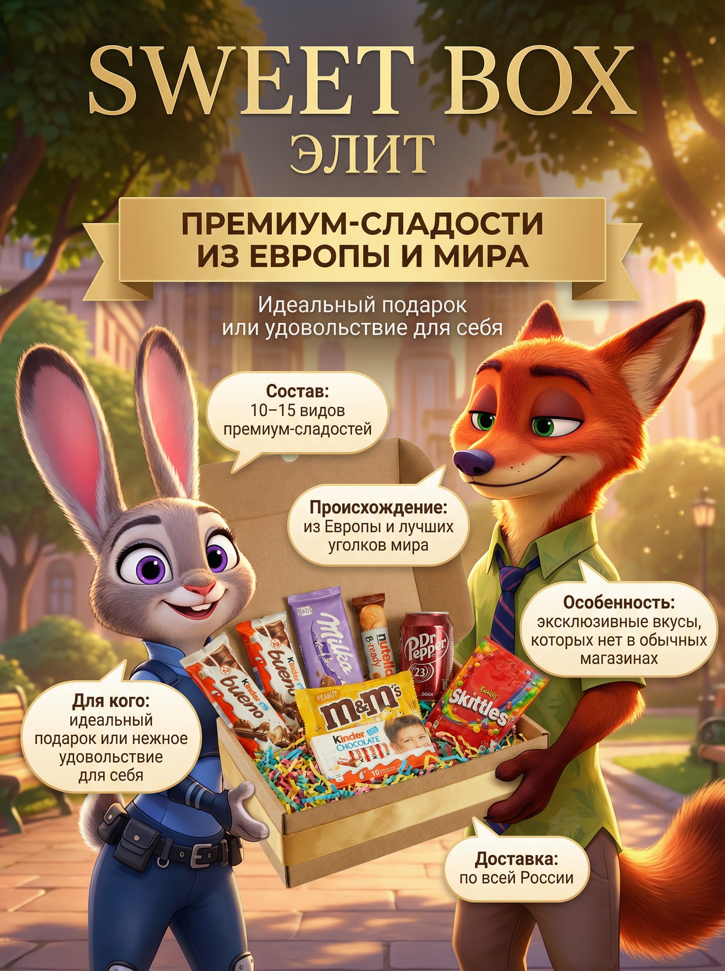 Sweet Box Elite: Коллекция премиум-сладостей от лучших мастеров Европы