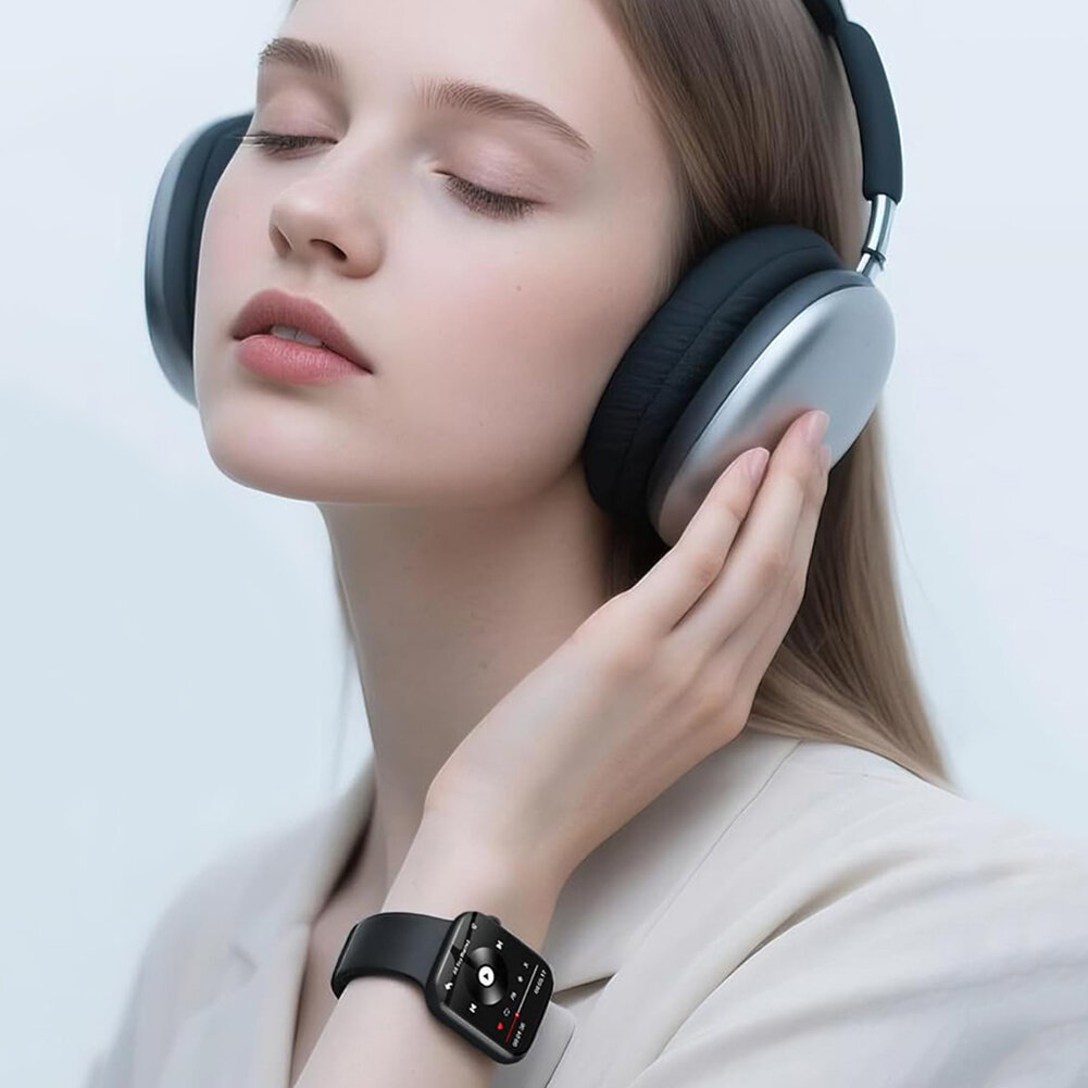 Смарт-часы MP3-плеер часы Bluetooth 5.4 сенсорный экран музыкальный плеер портативный плеер для мужчин женщин, 64GB