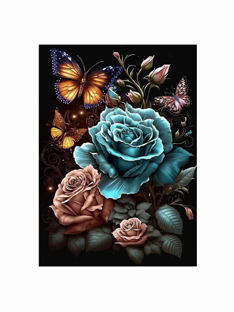 Полное круглое сверло 5D Diamond Art Kit для украшения дома и отдыха, 30x40 см