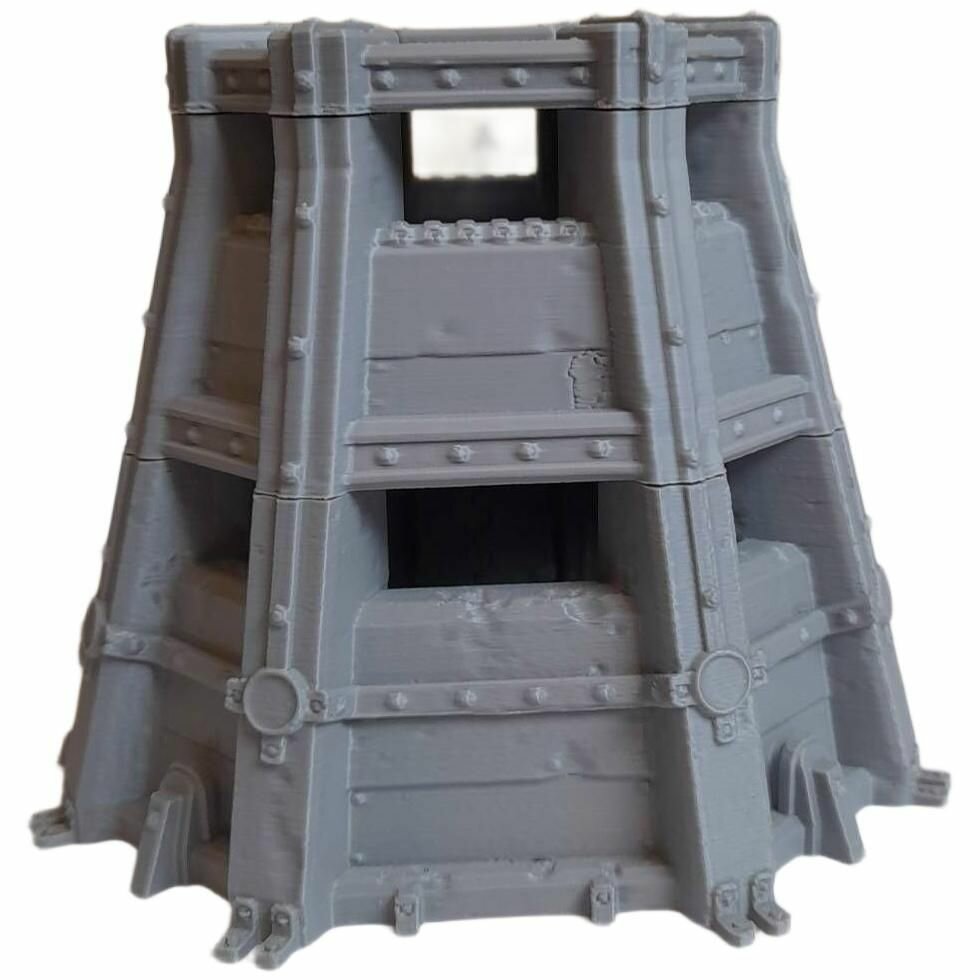 Бункер (дот) 2-этажный для пехоты - террейн для warhammer и других варгеймов.