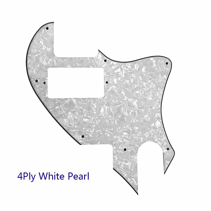 Плероо для гитары Tele 4Ply White Pearl, белый