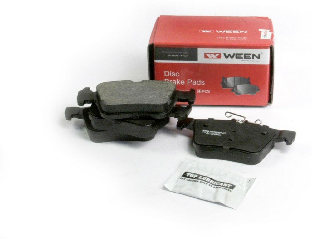 Колодки тормозные дисковые задние WEEN 151-0030 Vw Tiguan II Ad1, Bt1, Arteon, Golf VII, Passat 3G2, Touran Skoda Kodiaq, Karoq, Superb III Audi A3, Tt