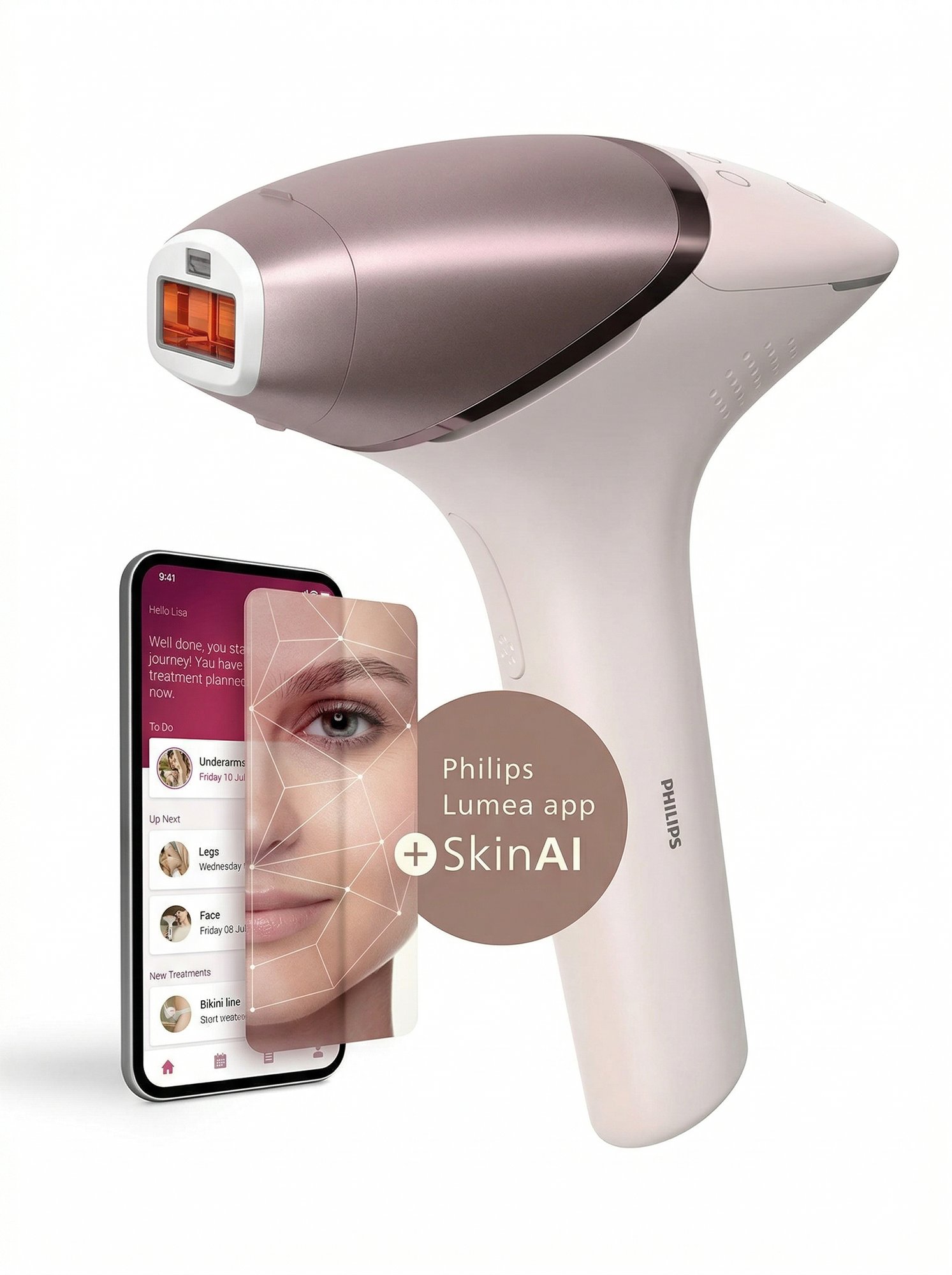 Фотоэпилятор Philips BRР958 Lumea IPL 9900 Series