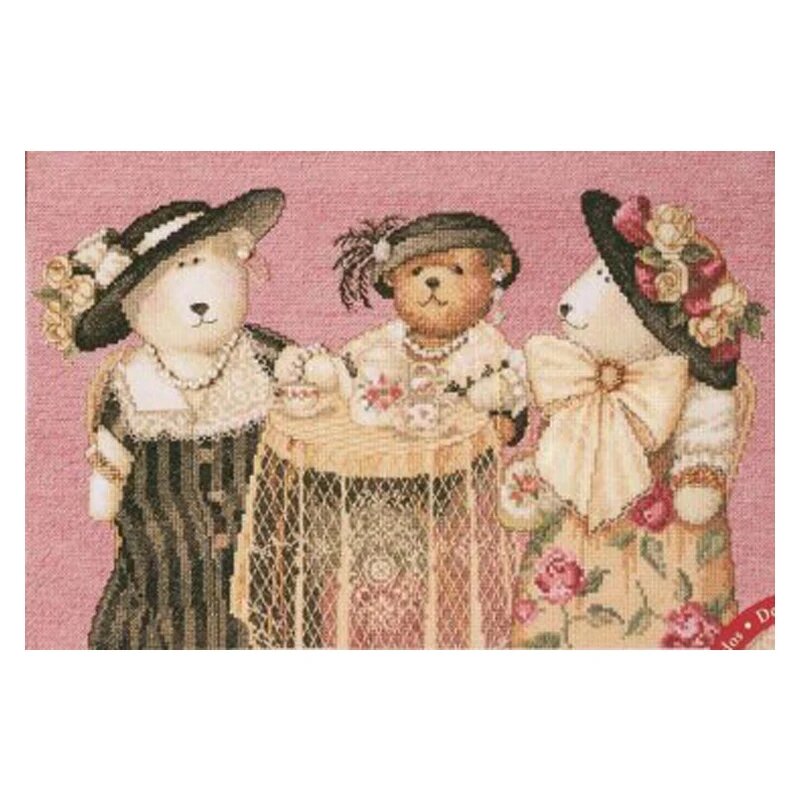 Набор для вышивки крестом Amishop Lovely, 14CT unprint canvas